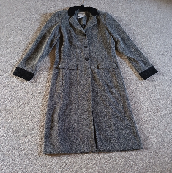 Danny & Nicole | Jackets & Coats | Nwot Danny Nicole Textured Long ...